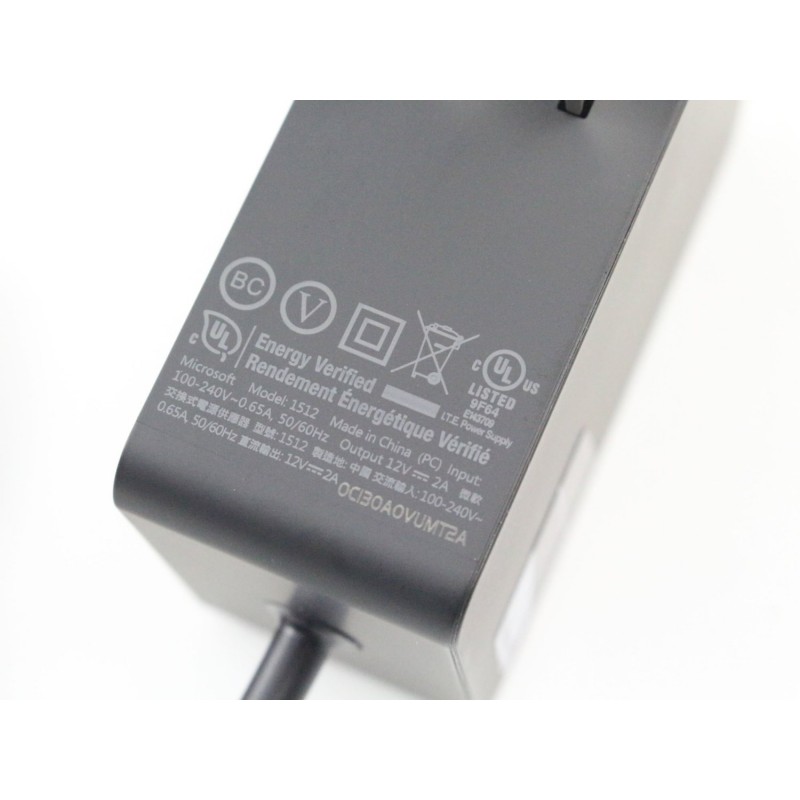 Microsoft Surface 24W Power Supply for Surface RT and Surface 2 ...