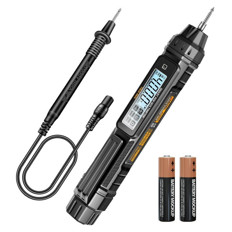 Pen Type Digital Multimeter 4000Count AC/DC Voltage Tester, Non-Contact ...