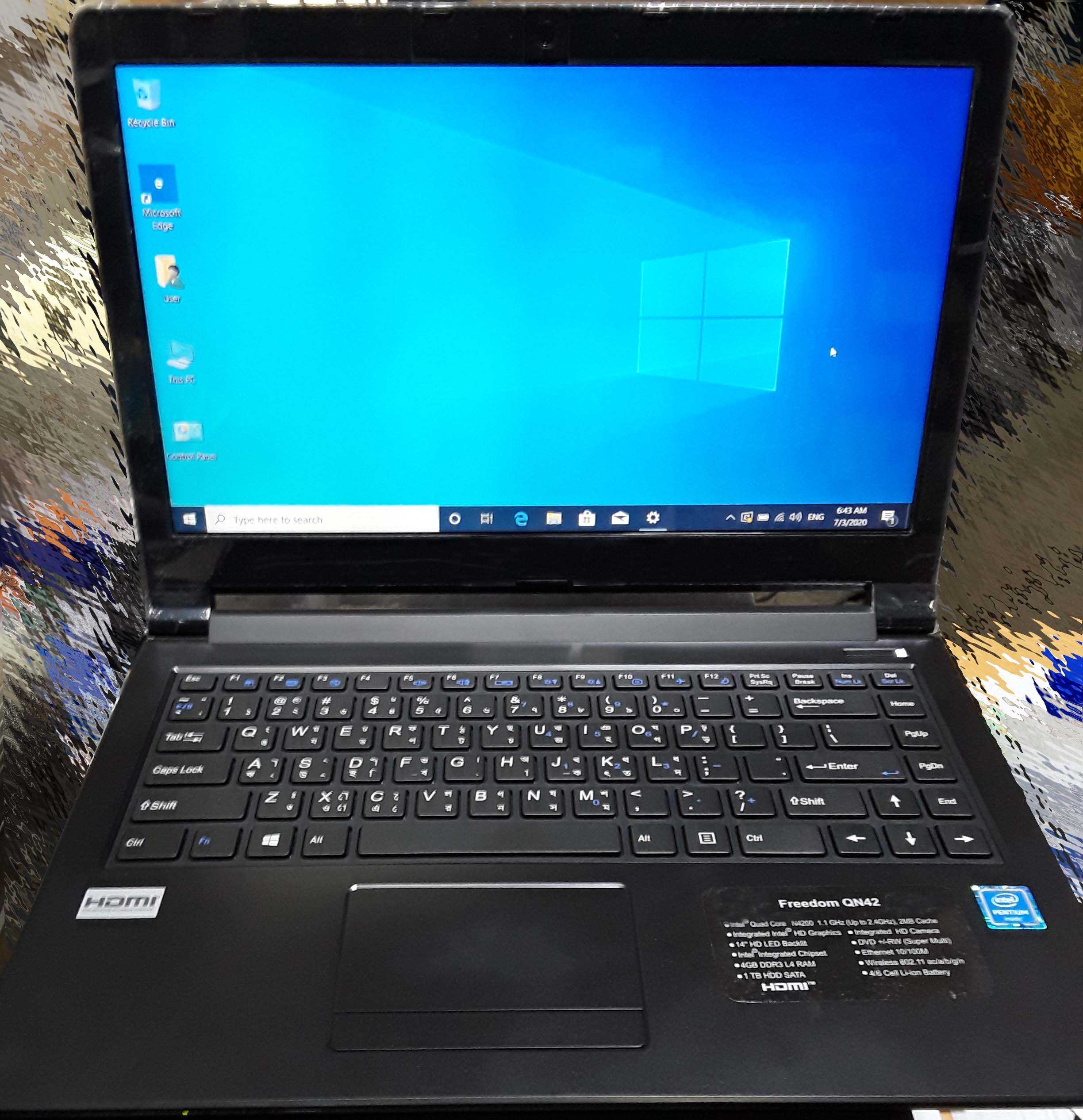 Laptop Freedom QN42 Quad Core 14"