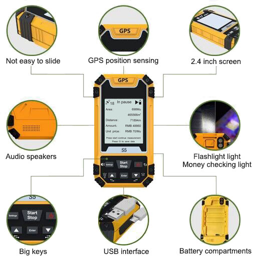 GPS GNSS Land Meter for Land Surveying ATO-LM-S4 - GPS